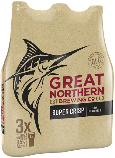 Great Northern Super Crisp Lager Bottle 700mL | Liquorland