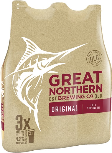 Great Northern Original Lager Bottle 700mL | Liquorland