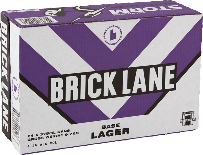 Brick Lane Base Lager Melbourne Storm Can 375mL | Liquorland
