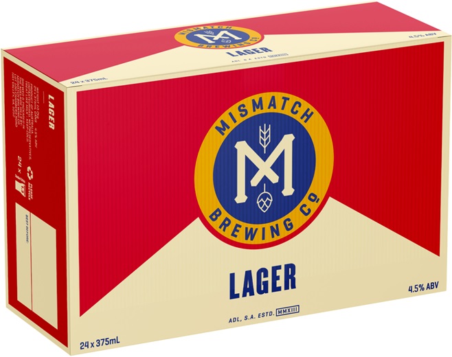 Mismatch Lager Can 375mL | Liquorland
