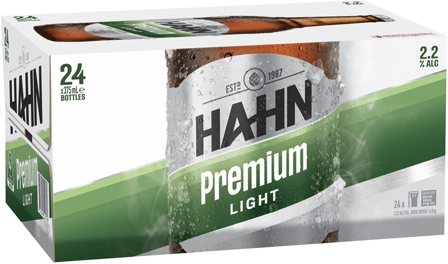 Hahn Premium Light Bottle 375mL - Single, 6 & 24 Pack Deals