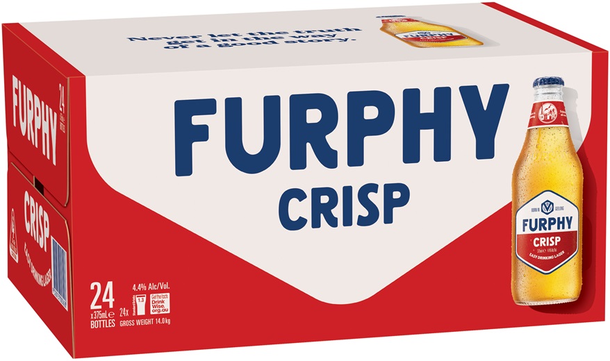 Furphy Crisp Lager Bottle 375mL | Liquorland