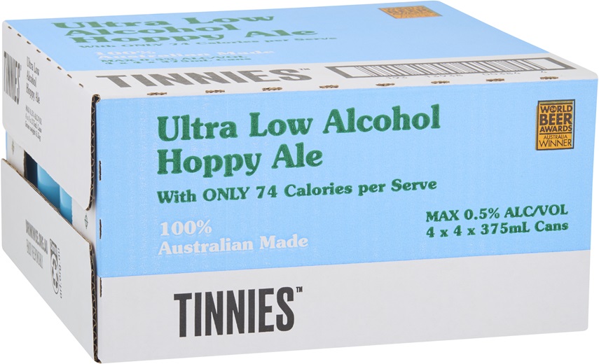 Tinnies Ultra Low Alcohol Can 375mL | Liquorland