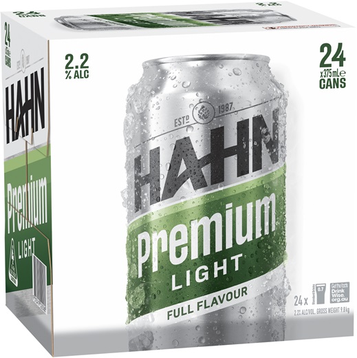 Hahn Premium Light Can 375mL | Liquorland