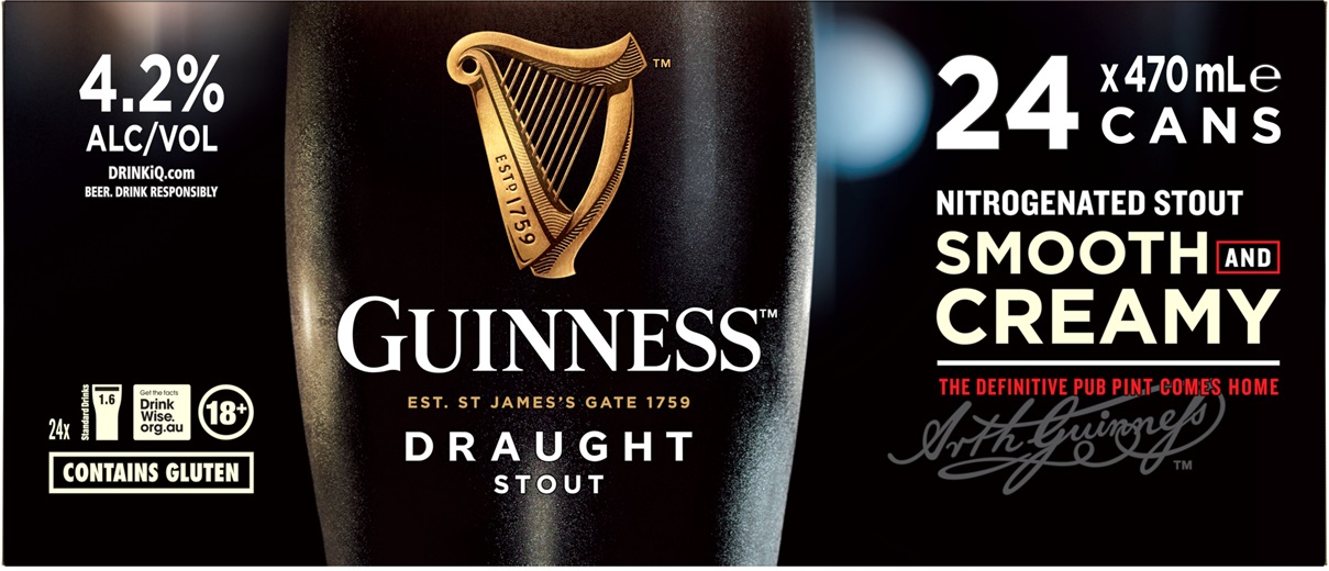 Guinness Draught Can 470mL | Liquorland