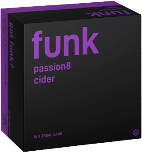 Funk Passion8 Cider Can 375ml | Liquorland