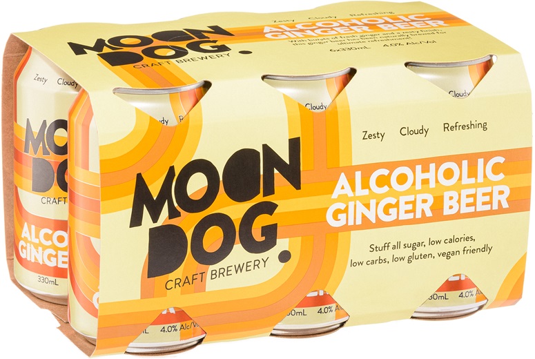 Moon Dog Ginger Beer Can 330mL | Liquorland