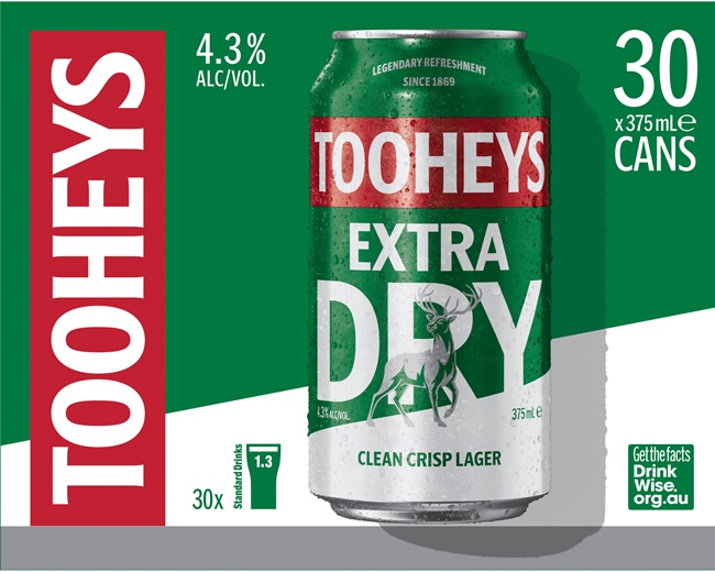 Tooheys Extra Dry Block Can 375mL | Liquorland