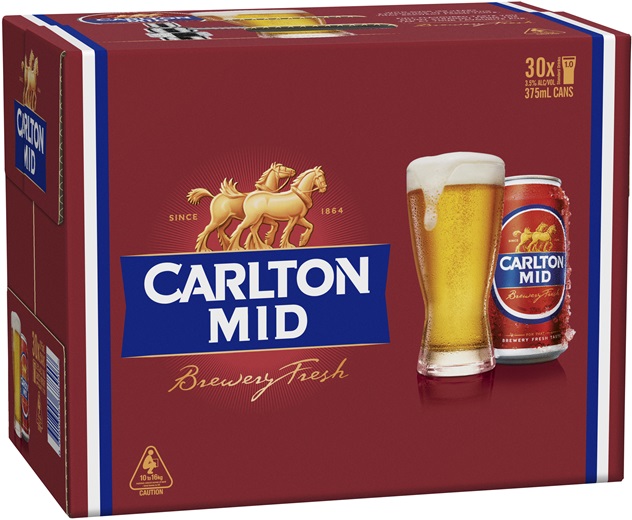 Carlton Mid Block Can 375mL | Liquorland