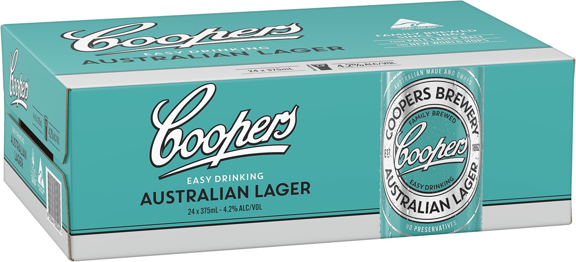 Coopers Australian Lager Can 375mL | Liquorland