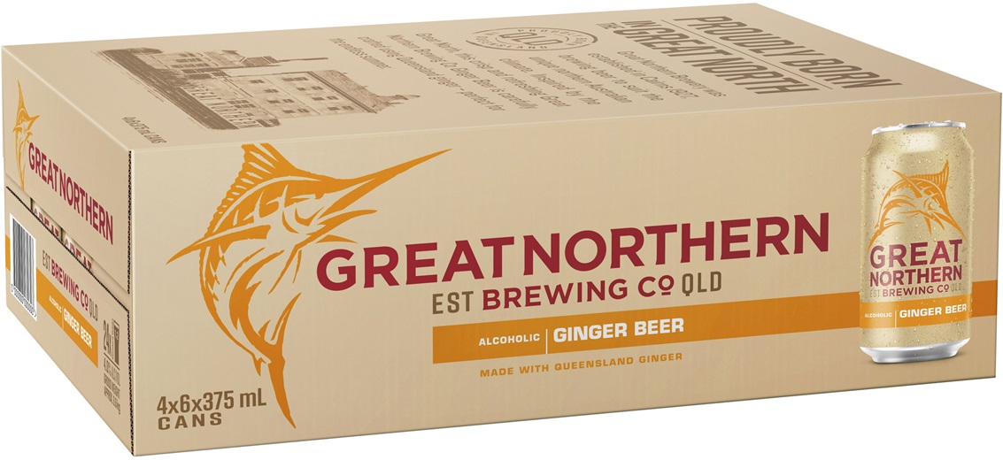 Great Northern Ginger Beer Can 375mL | Liquorland