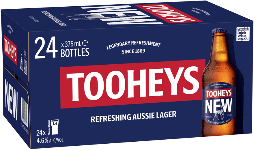 Tooheys New Bottle 375mL - Single, 6 & 24 Pack Deals