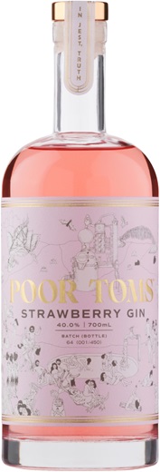 Buy Poor Toms Strawberry Gin 700mL Online