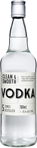 Cleanskin Vodka 700ml - Low Prices