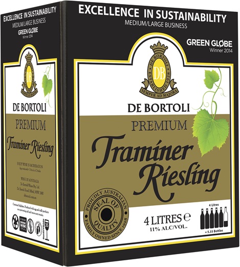 De Bortoli Premium Traminer Riesling 4L - Low Prices