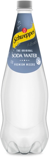Schweppes Soda Water 1.1Lt - Single & 12 Pack Deals