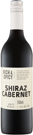 Cleanskin Rich Spicy Sea Shiraz Cabernet 750ml - Low Prices