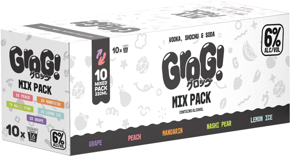 Grog Mixed Can 330mL 10pk | Liquorland