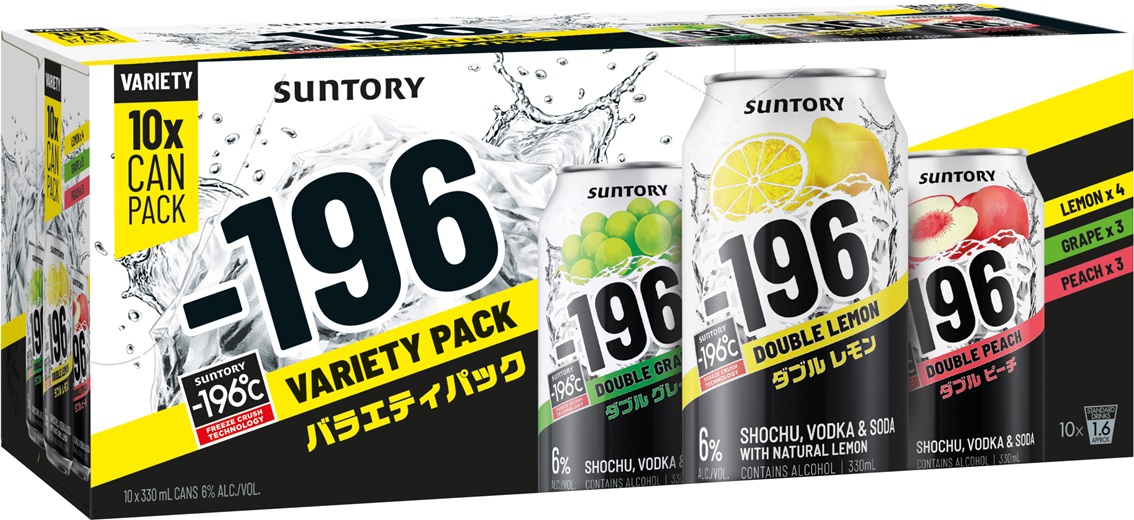 -196 Mixed Pack Can 330mL 10pk | Liquorland